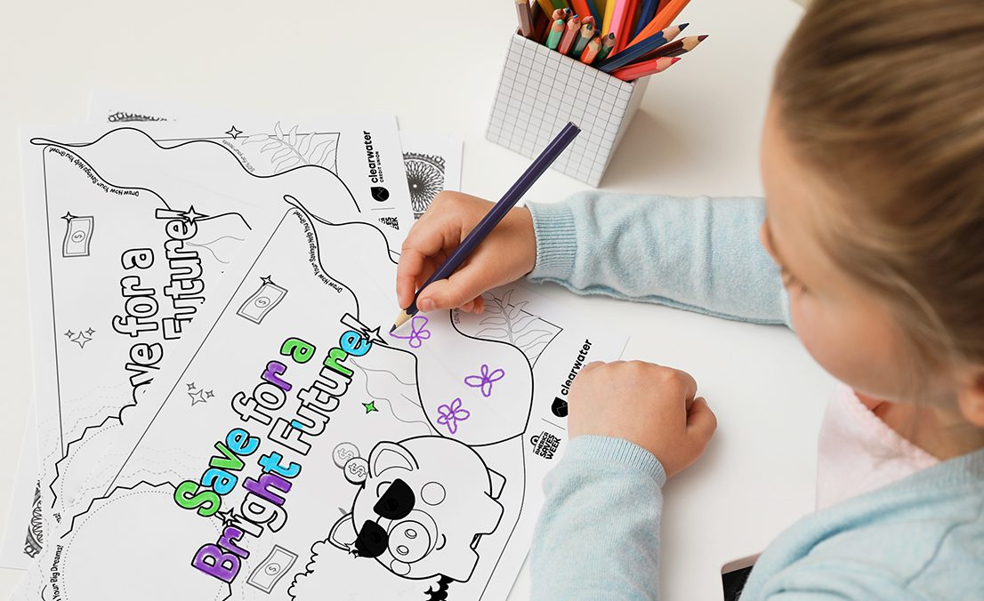 America Saves Week Coloring Contest - Clearwater Credit Union